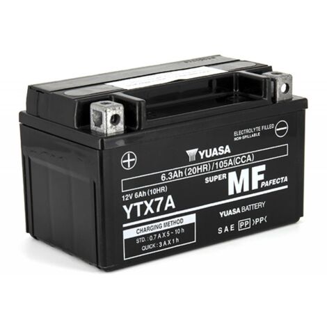 Batterie étanche Yuasa SLA haute performance pour Peugeot Django 125