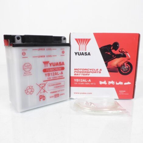 Batterie Yuasa pour Scooter Aprilia 200 Scarabeo Moteur Rotax