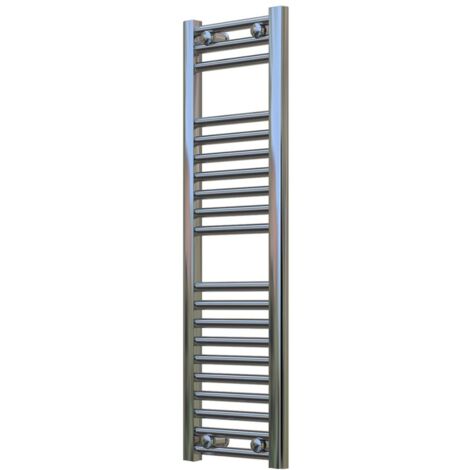 ADIGE Narrow Chrome Towel Radiator 300mm Wide 1000mm High