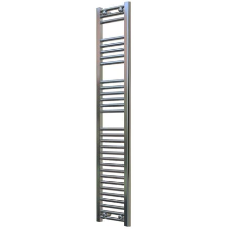 ADIGE Narrow Chrome Towel Radiator 300mm Wide 1500mm High