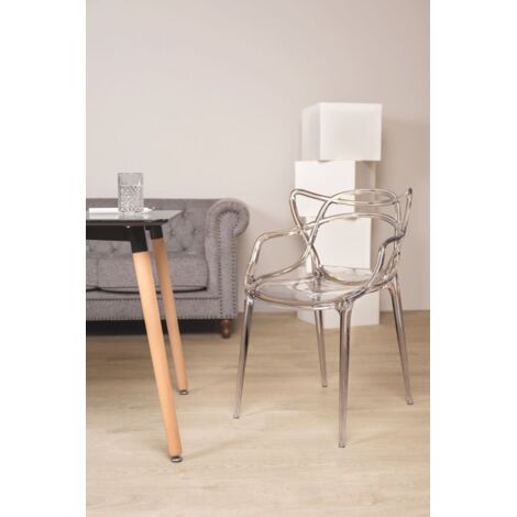 Sillas Comedor - Silla Korme Transparente - Transparente