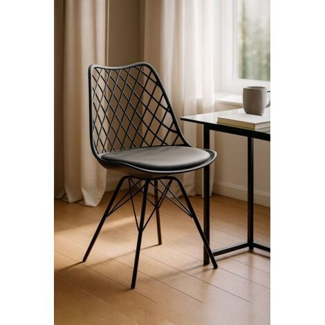 Sillas Comedor - Silla Iron Mima - Gris oscuro