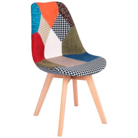 Sillas Comedor - Silla Synk Patchwork - Patchwork Clear