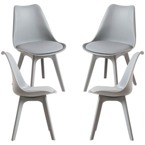 Packs Sillas Comedor - Pack 4 Sillas Synk Suprym - Gris claro