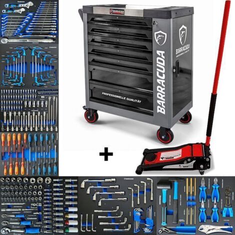 Werkstattwagen - BARRACUDA TOOLS - NARDO Grau XXL - 7 Schubladen ...