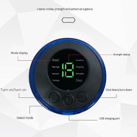 Électrostimulateur cervical antidouleur EMS USB massage acupuncture ...