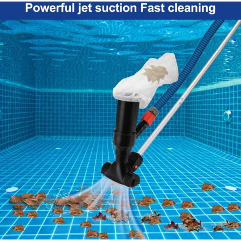 Pool Vacuum Cleaner, Pool Cleaning Kit, Pool Skimmer Set, Portable Pool ...