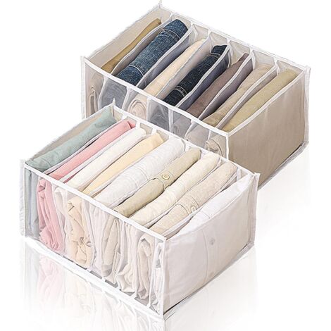 Drawer Organizer, Foldable Mesh Organizer for Clothes Organizer, Closet ...