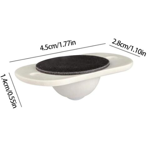 Self Adhesive Swivel Casters, Mini Cute Casters Solid Plastic Swivel ...