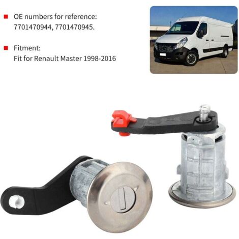 Left Right Door Lock Cylinder with 2 Keys 7701470944 Fit for ...