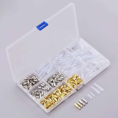 360PCS Laiton Bullet Connecteurs Kit, 3.9mm Bullet Terminal Connecteur ...