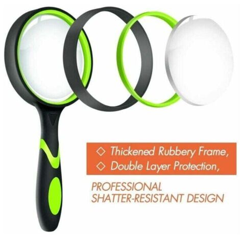 Lot de 3 loupes grossissantes 10X pour la lecture des enfants, loupe ...