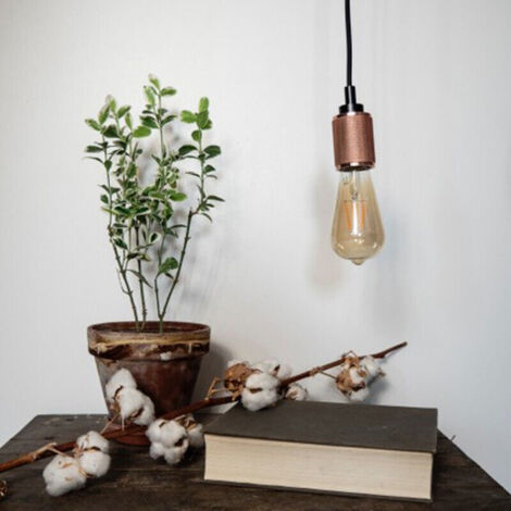 LED (ST64) Edison / Vintage au verre ambré, culot E27, 3,8W cons. (30W ...