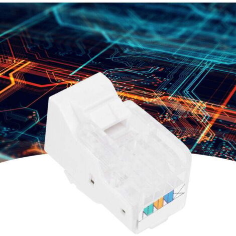Lot de 5 connecteurs CAT3 RJ11, connecteurs téléphoniques modulaires ...