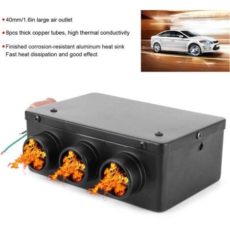 Chauffage de voiture 12V 50W avec 3 trous, chauffage rapide pour l ...