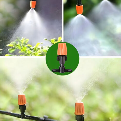 Kit irrigation 30m 50 buses PVC réglables jardin balcon