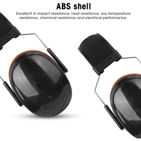 Noise Proof Earmuff, Double Lining Head Ear Defender Noise Cancelling ...