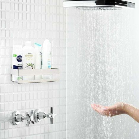 Etagere salle de bain pour shampoing et gel douche Rangement douche ...