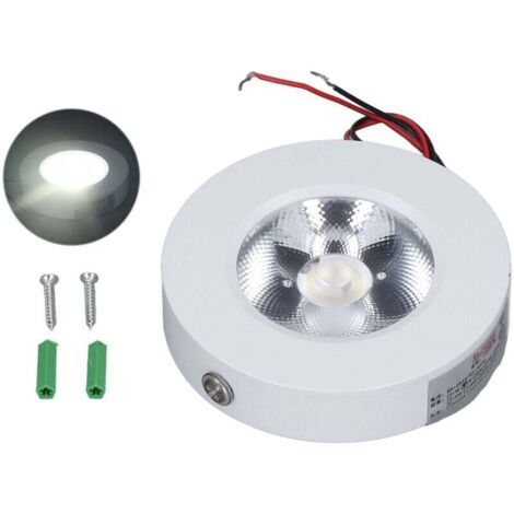 Spot LED COB 3W, peinture haute température, plafonnier Ultra fin ...