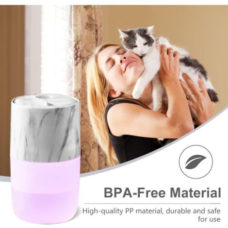 Mini Humidificateur d'air, 300 ML Humidificateur Ultrasonique Anneau de ...