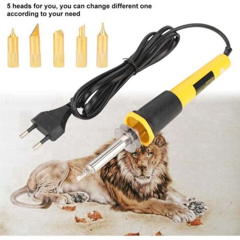 Kit de Pyrogravure sur Bois Fer à Souder, 220V 40W Stylo Pyrograveur en ...