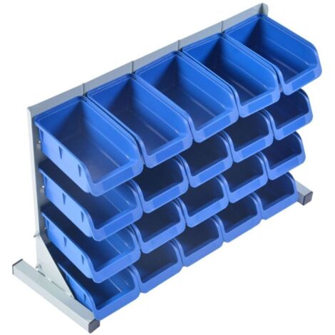 Bacs de rangement empilables en plastique pour entrepôt industriel et ...