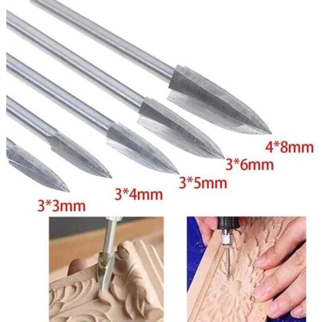 Pièces Fraise Outils De Sculpture Gravure Fraises Rotatives pour ...