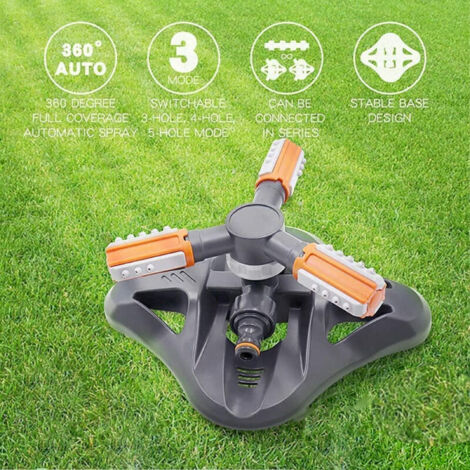 Arroseur de jardin , rotation automatique à 360 degrés , réglable ...