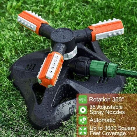 Arroseur de jardin , rotation automatique à 360 degrés , réglable ...