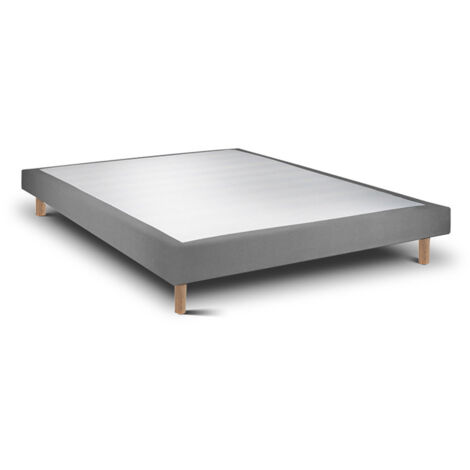 Sommier Rigide 15 Milano Ash Pieds Rond 135x200