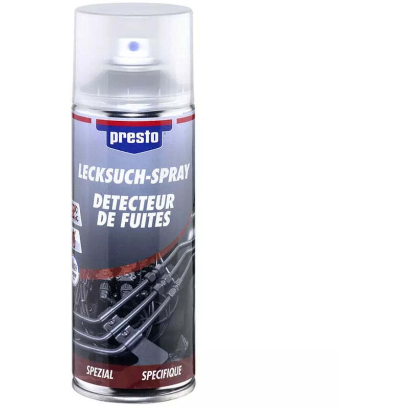 DETECTEUR DE FUITES DE GAZ CERTIFIE DVGW AEROSOL 300ML PRESTO