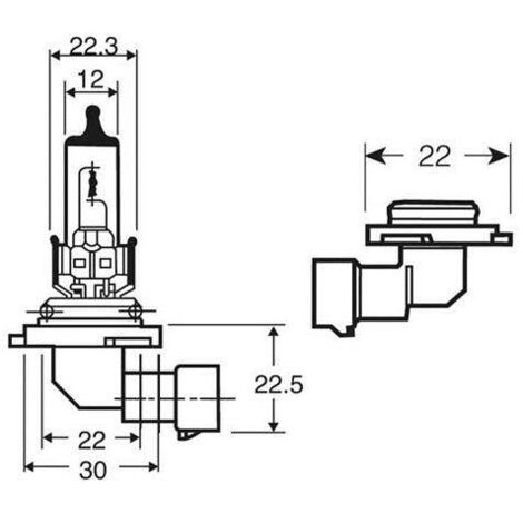 1 AMPOULE RING 12V 51W HB4 (BLISTER) RING
