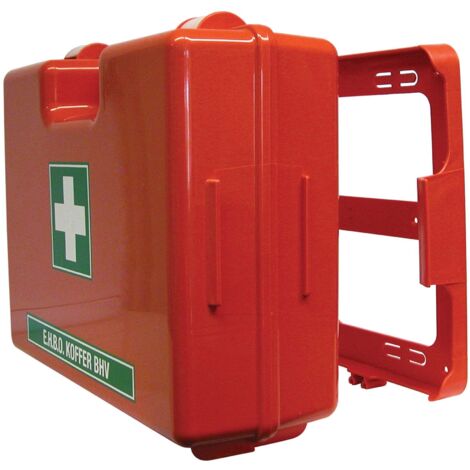 BOITE DE PREMIERS SECOURS 102 PIECES AVEC SUPPORT BEVAPLAST