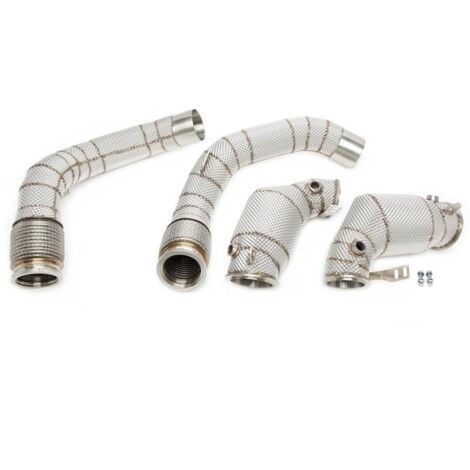 Downpipe Echappement Inox BMW M5 G30 de 2017 a 2020-avec cata-41156995
