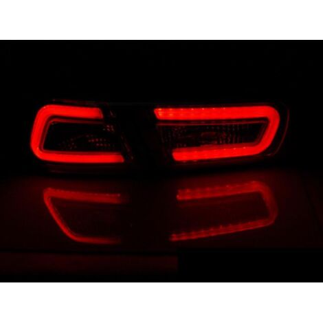 Paire de feux arriere Mitsubishi Lancer 8 08-11 LED BAR rouge fume