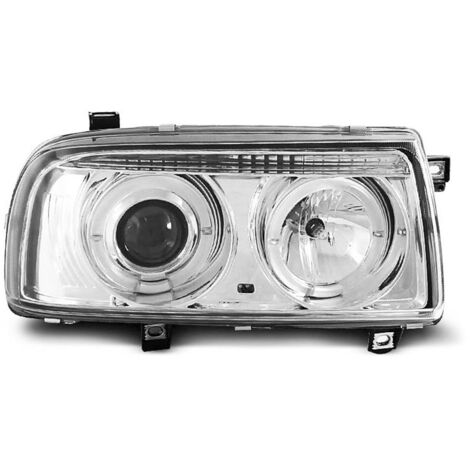 Paire de feux phares VW Vento 92-98 angel eyes chrome-27362099