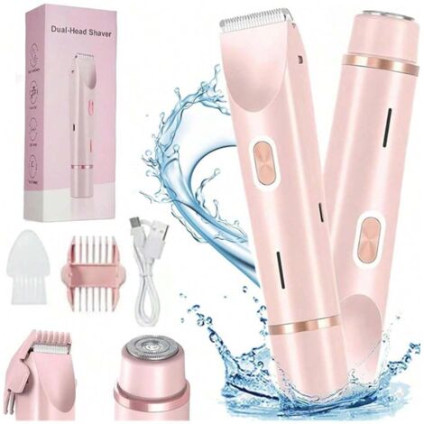 Rasoir électrique multifonction pour homme avec écran LCD et gel douche ...