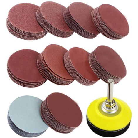 Ulisem 100 Disques abrasifs 50mm Disque de poncage polissage + 1 ...