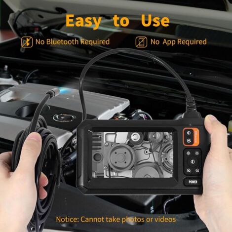 Industrial Endoscope Camera with -1M Flexible Cable, 1080P HD 8mm IP67 ...