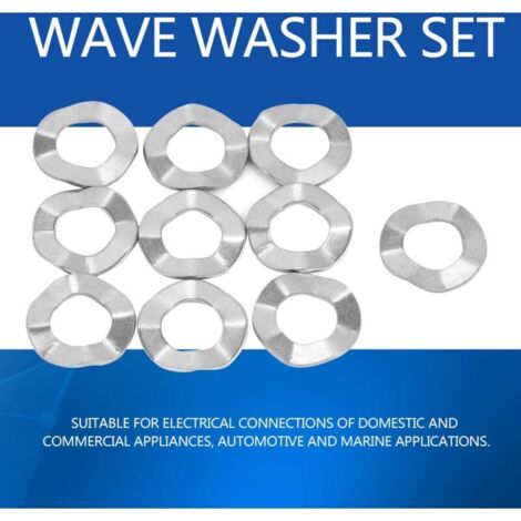 YMYNY Wave washer, stainless steel spring washer M4, M6, M8, M10, M14 ...