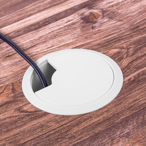 YMYNY Cable outlet for desk and worktop Flush-mounted installation for ...