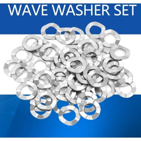 YMYNY Wave washer, stainless steel spring washer M4, M6, M8, M10, M14 ...