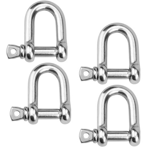 YMYNY Pièces M10 Manille Inox Acier, Manille D'anneau de D de Chaîne ...