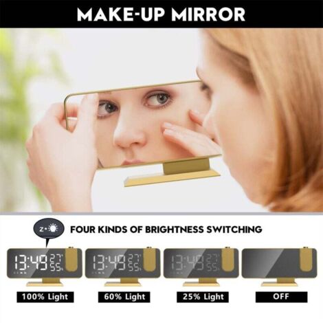 Radio Réveil Projecteur Cross-border Amazon Grand Écran - Affichage ...