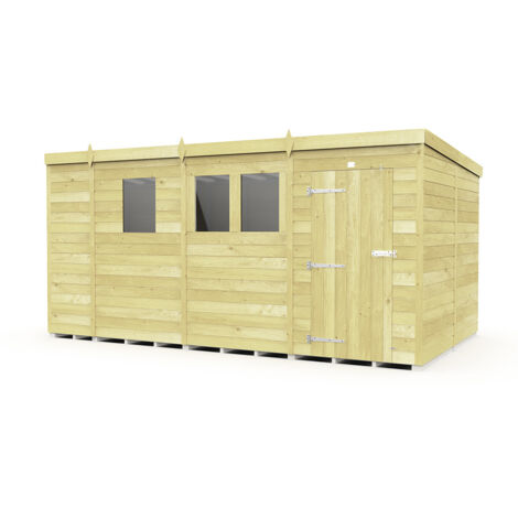 13 x 8 Pent Shed