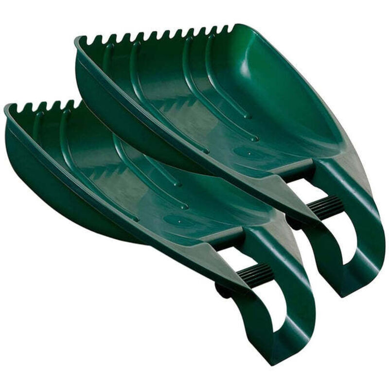 Set Of 2 Garden Leaf Grabber Tool