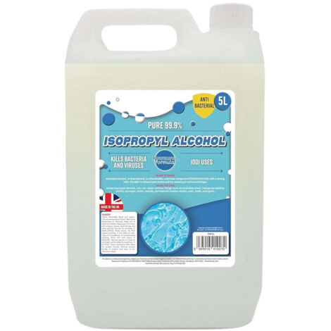 2 x 5 Litre Strong Isopropyl Alcohol IPA Disinfectant Cleaner