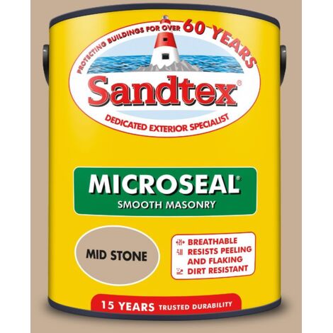 SANDTEX MICROSEAL SMOOTH MASONRY MID STONE 5L