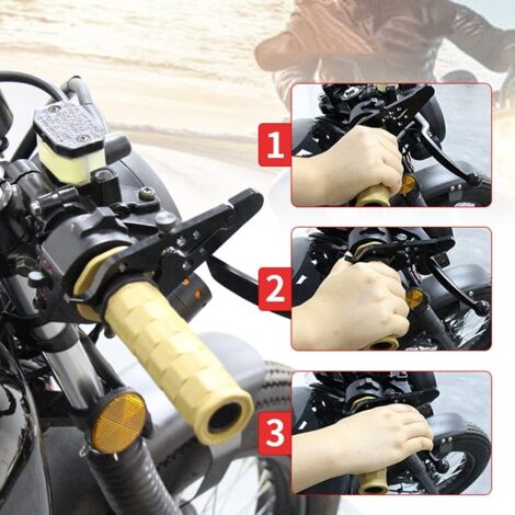 Sollbry Motorrad-Tempomat-Universalhilfe, Cruise-Gas-Klemmwerkzeug ...