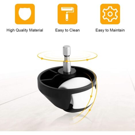 BEBUSINGOTO 2er-Pack Ersatz-Lenkrollen für iRobot Roomba Staubsauger ...